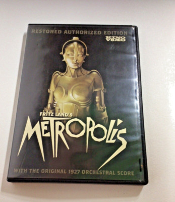 Metropolis DVD + Insert, Fritz Lang, Restored Authorized Ed., 1927 Sci ...