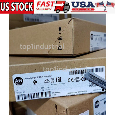 New Sealed AB 1756-L71 Ser B ControlLogix 2MB Controller PLC free ...