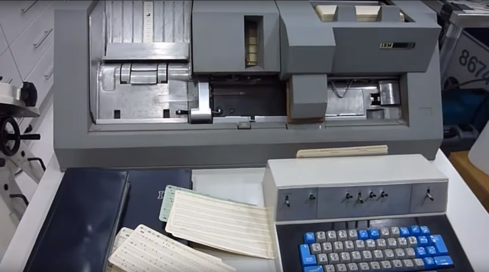 10pcs VINTAGE MAINFRAME COMPUTER PUNCH CARDS. IBM 80-column card format ...