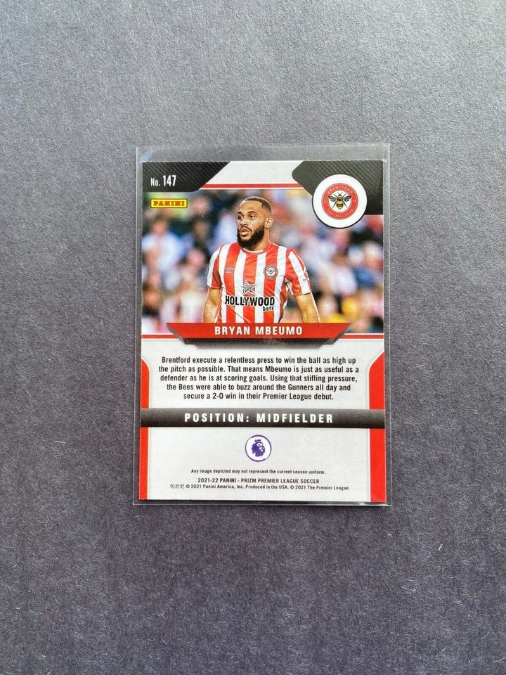 Bryan Mbeumo Rookie Card 2021-2022 Panini EPL Prizm | eBay