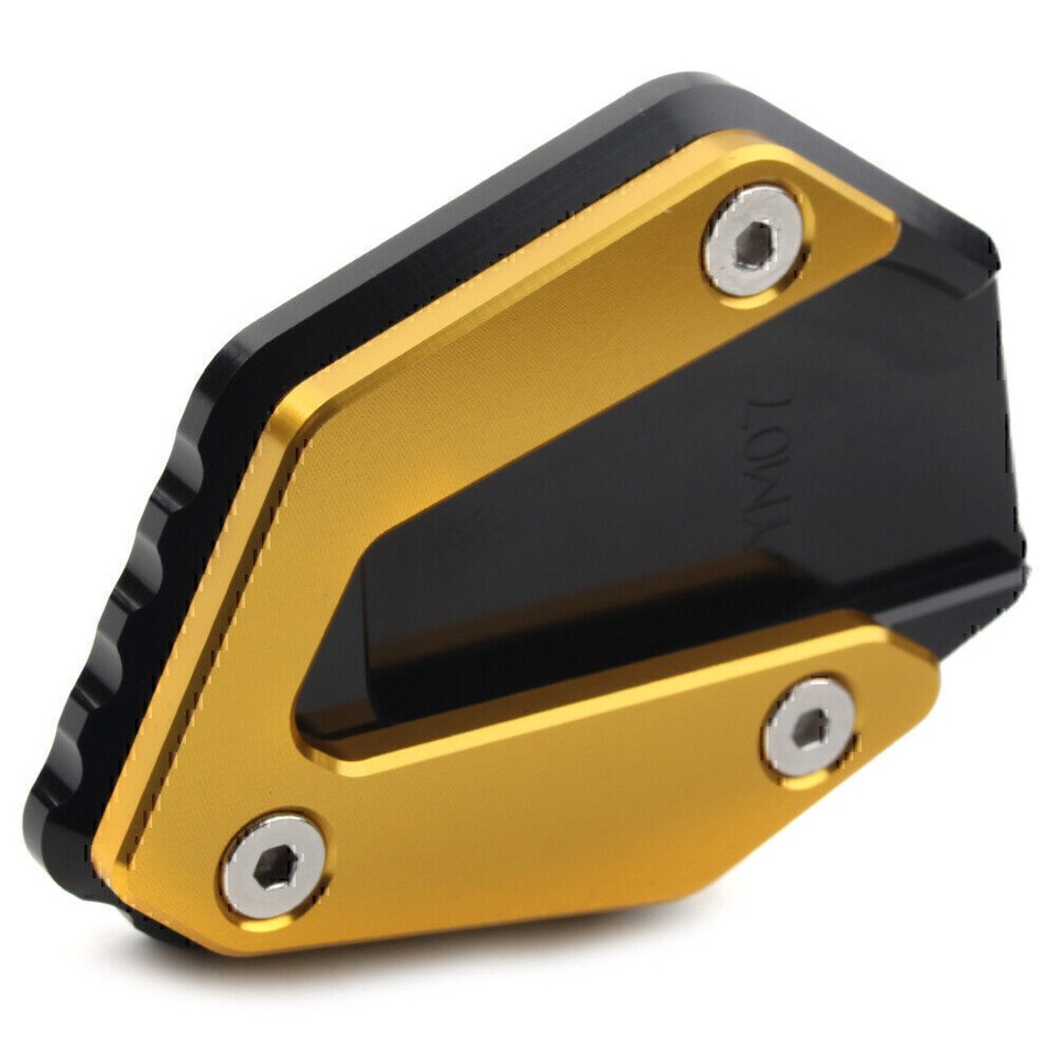 New Gold Kickstand Side Stand Enlarger Foot Plate Fit Yamaha MT 07 FZ ...