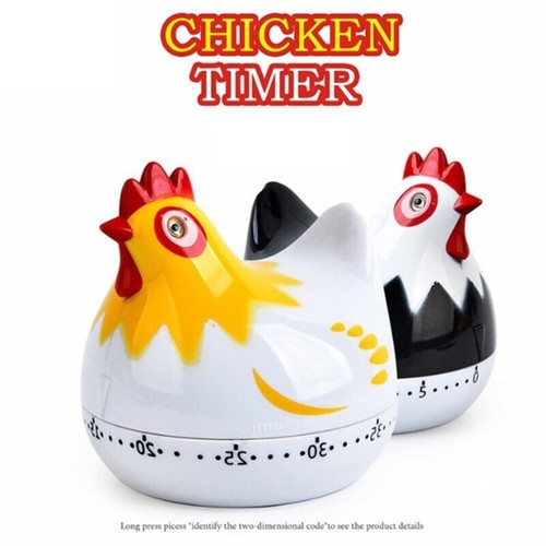 Timer Chicken Kitchen Timer Manual Digital Timer Mechanical Rotating Alarm | eBay