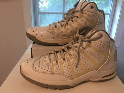 Nike Air Jordan Podulon White Retro Basketball Shoes 440894-102 Men's ...