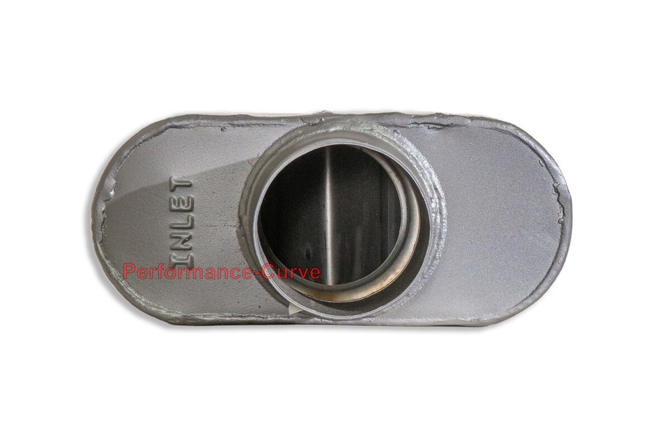 3 Chamber Performance Exhaust Muffler - Three Chamber - 3" C / O ...