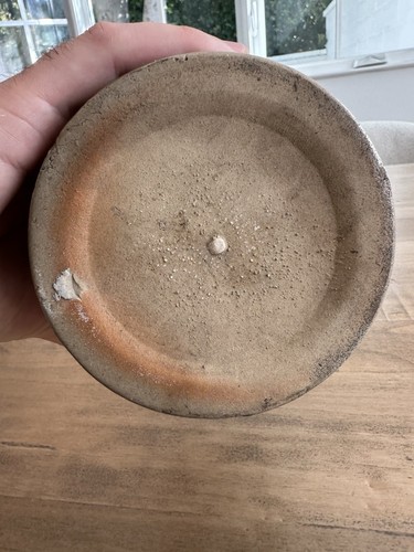 Aug. Beck & Co. Rappee Snuff Jar / Stoneware Crock Paper label still ...