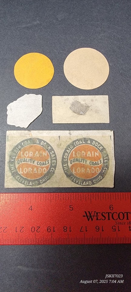 5 Scatter Tags From The Estate Of Jon S Koenig (ora!) Coal Mining | eBay