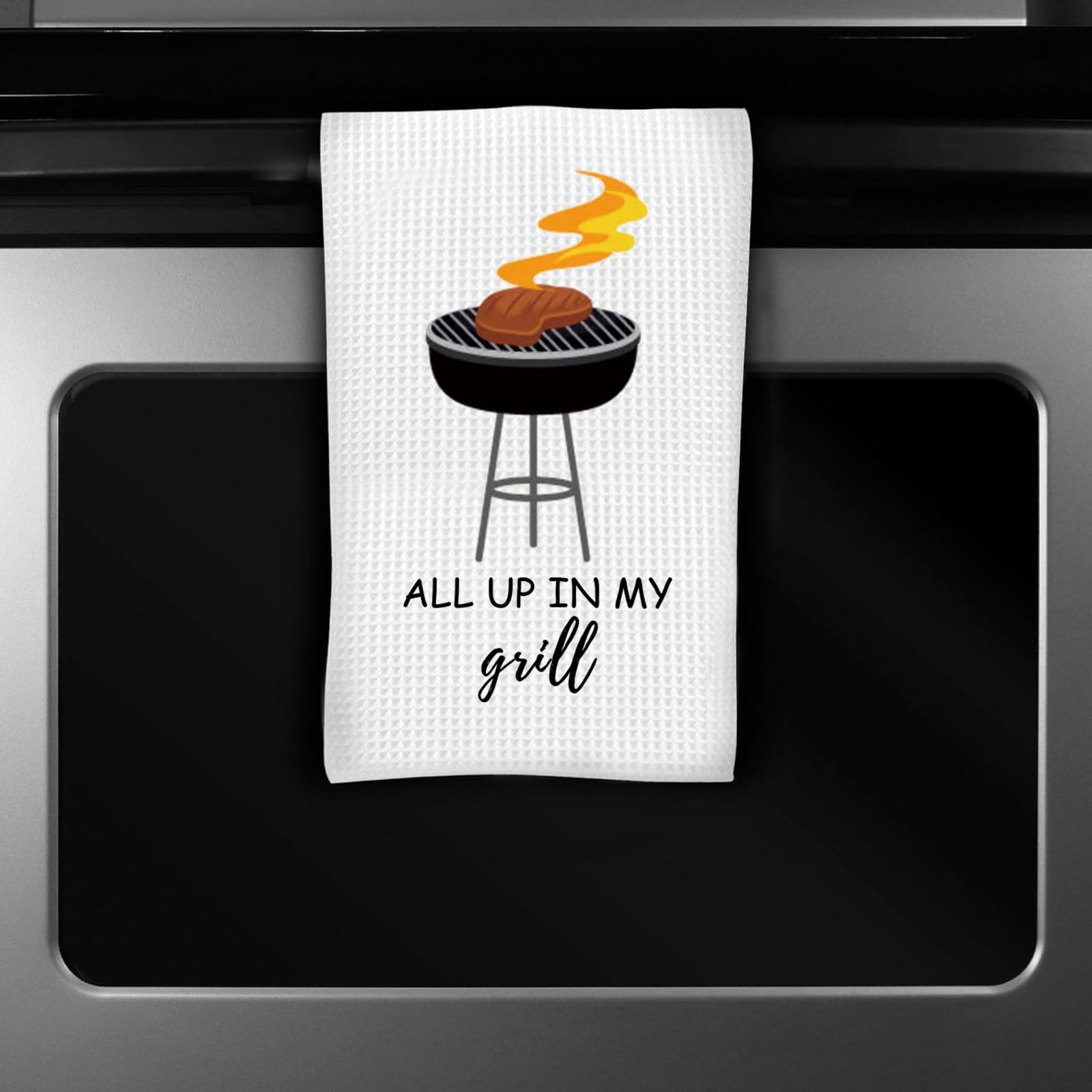 BBQ Grill Kitchen Cookout Dish Towel Meat Grilling Clean Tea BBQ Hand ...