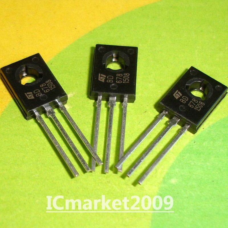 50 PCS BD678 TO-126 Plastic Medium-Power Silicon PNP Darlingtons ...