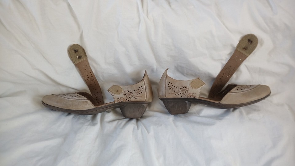 Size 40EU 9AU Gamins of course Dockers Olive Cream Leather Shoes low ...