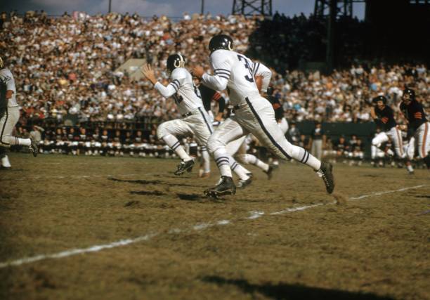 Baltimore Colts Alan Ameche In Action 1955 Old Football Photo 8 | eBay