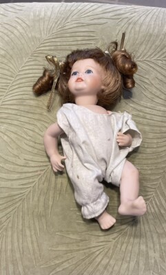 Vintage 1989 Signed Porcelain Cute Doll | eBay