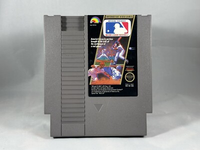 Major League Baseball (Nintendo Entertainment System, 1988) NES ...