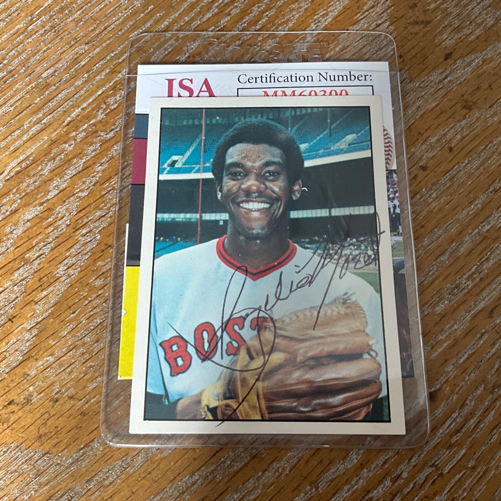 autographed 1975 SSPC ROGER MORET. TOUGH AUTO!. JSA CERT | eBay