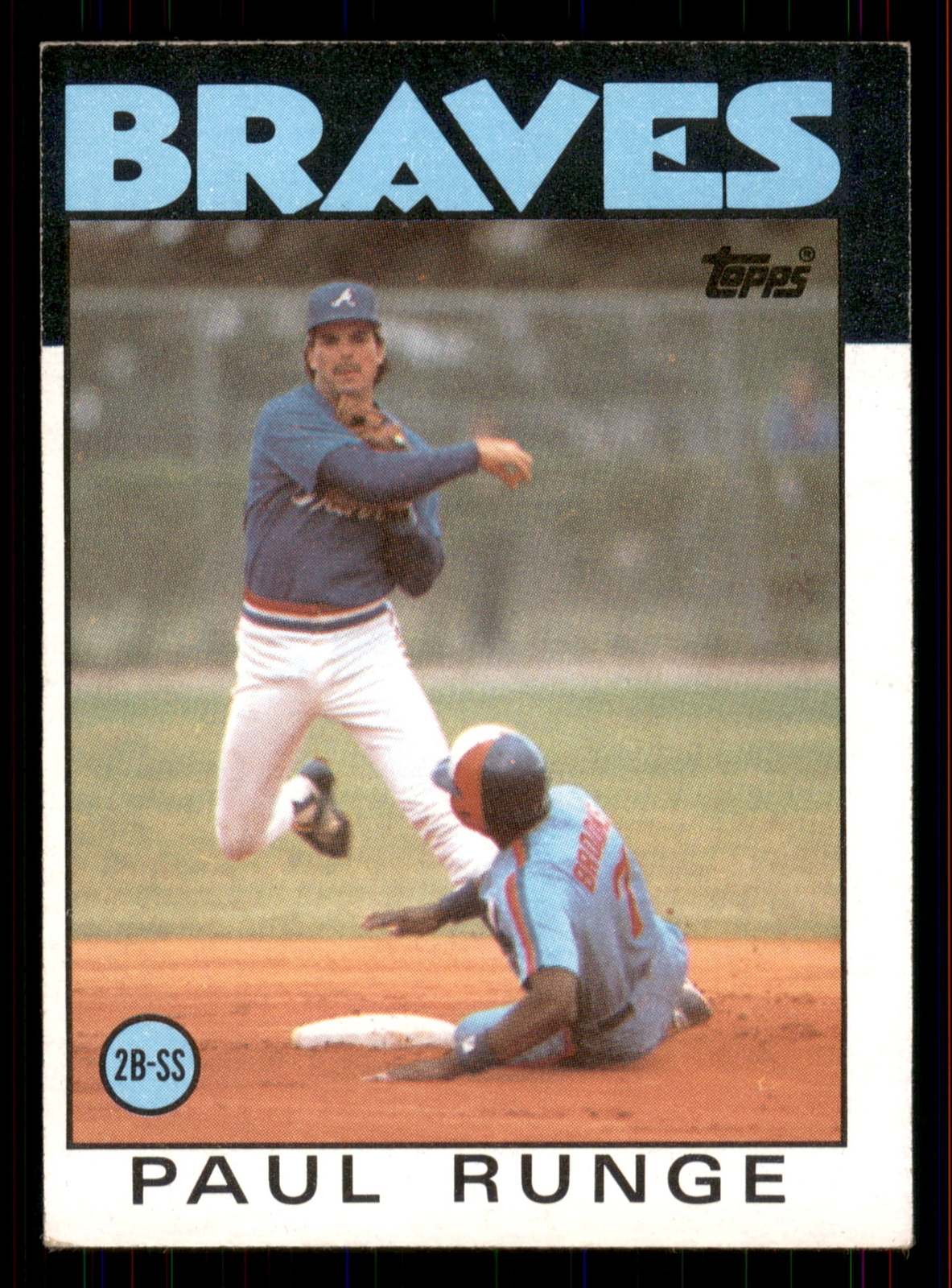 1986 Topps Paul Runge #409 Atlanta Braves | eBay