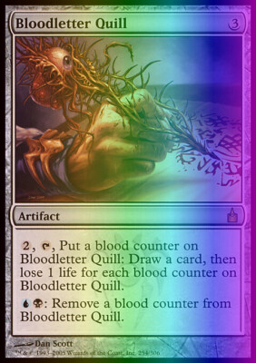 MTG Bloodletter Quill (254/306) Ravnica City of Guilds LP FOIL | eBay