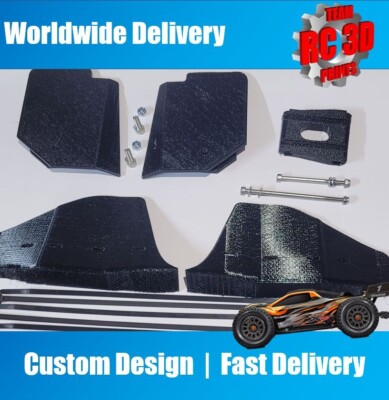 Traxxas XRT upgrade combo wishbone/shock guard dust deflector wing ...