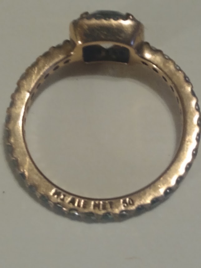 PANDORA Rose Gold QZ Sparkle Halo Ring M1 ALE MET 50 & 14kGP Bracklet 8 ...