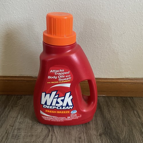 Wisk Deep Clean Fresh Breeze HE 33 Loads Laundry Detergent 50 Fl Oz ...