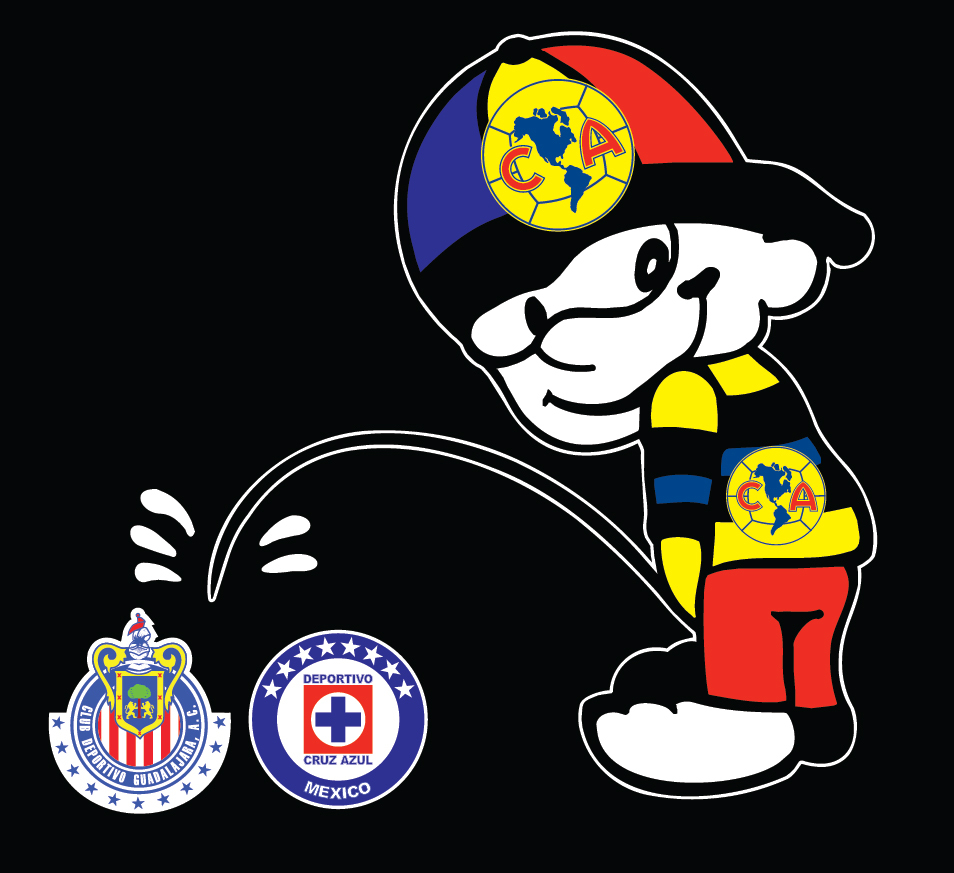 America orinando Cruz Azul Chivas Decal Car Window Laptop Vinyl Sticker ...