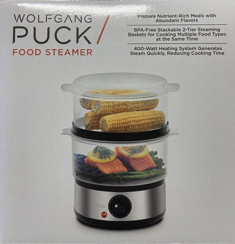 New WOLFGANG PUCK 2 TIER FOOD STEAMER | eBay