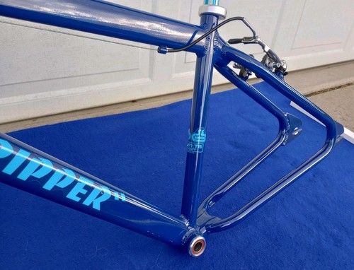 2014 SE Big Ripper 29 Frame Fork Handlebar Stem Seatpost Blue Used BMX ...