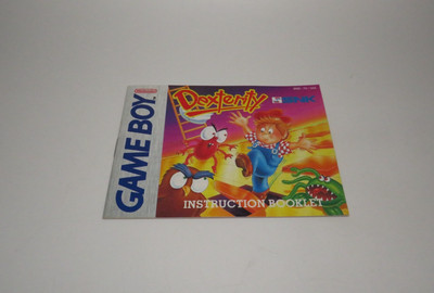 Dexterity Nintendo Game Boy Instruction Manual ONLY | eBay