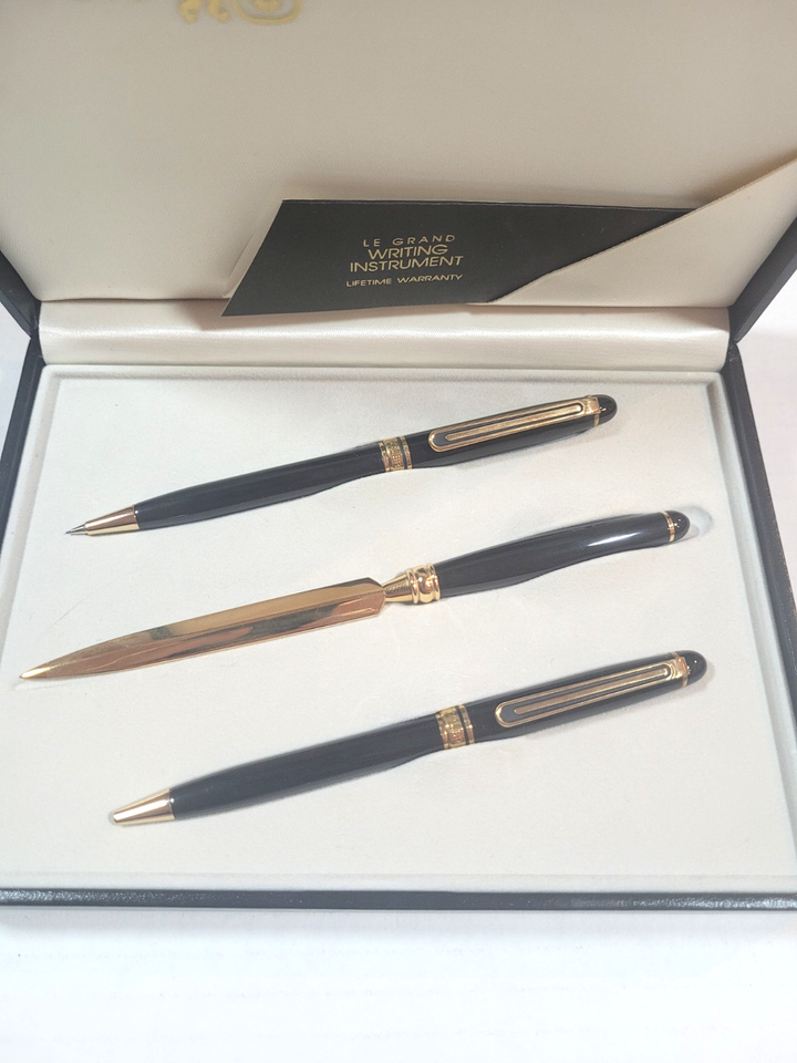 COLIBRI LE GRAND WRITING SET - PEN, PENCIL, LETTER OPENER | eBay