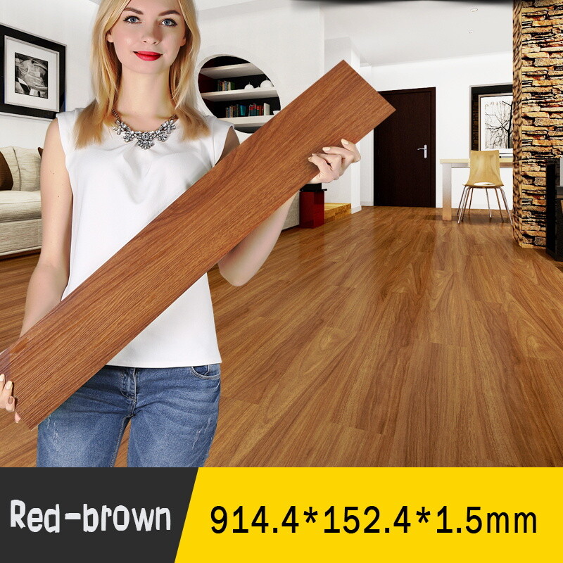 1M² FLOOR PLANKS TILES SELF ADHESIVE WOOD EFFECT VINYL FLOORING KITCHEN ...