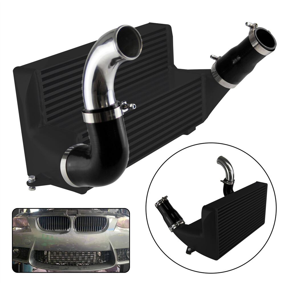 7.5" Intercooler Kit Black For BMW 135i 335i 335is 335xi E82 E90 E91 ...
