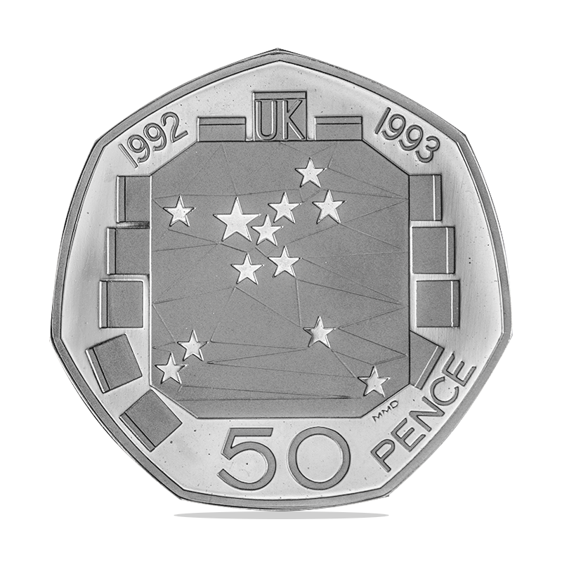 50p coins 2009 2010 2011 2016 2018 Royal Shield Kew 2019 1992 EEC 2020 ...