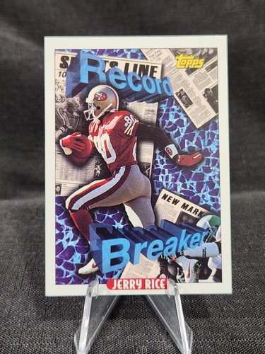 1993 Topps Football- Jerry Rice "Record Breakers" #2 | eBay