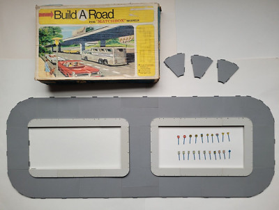 Vintage 1967 Build-A-Road for "Matchbox" Cars, BR-1 Set, Incomplete | eBay