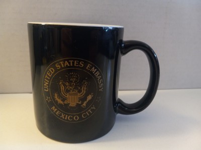 American Embassy Mexico City Coffee Mug Black U.S. Government. | eBay