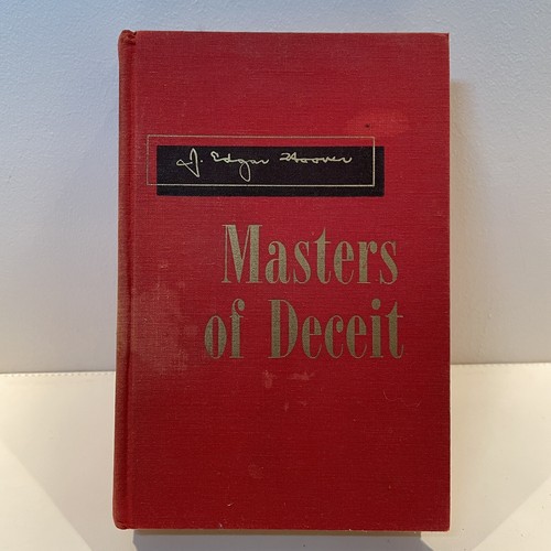 Masters of Deceit J. Edgar Hoover Hardcover Vintage Book 1958 | eBay