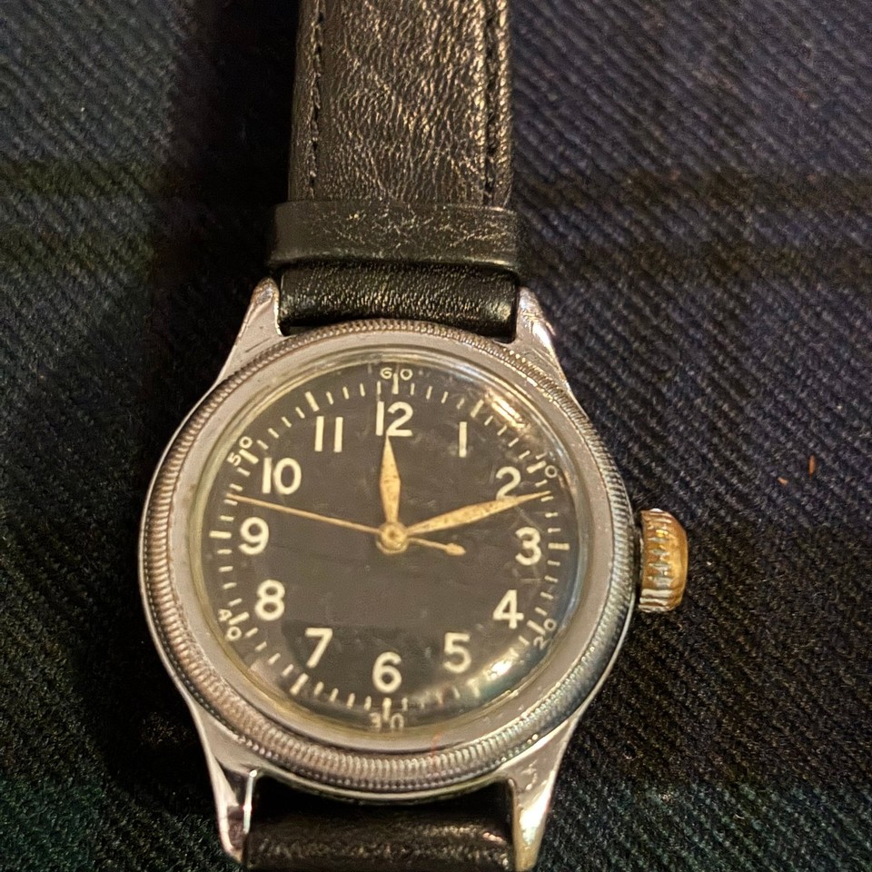 Vintage WWII Bulova Type A-11 U.S. Army Navigation Hack Military Watch ...
