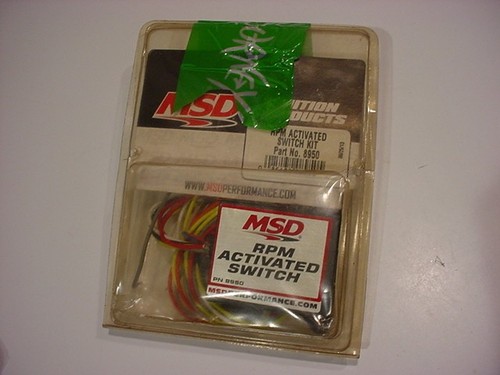 used in pkg MSD RPM Switch 8950 ignition system drag racing hot rod ...