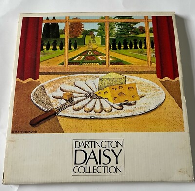 DARTINGTON Daisy Collection Handmade Crystal Cheese Butter Platter ...