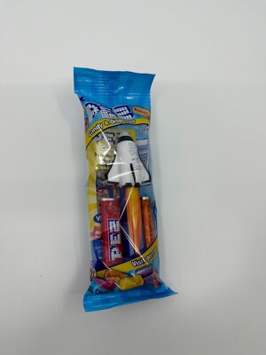 Space Shuttle PEZ Dispenser - Rocket with Blue Stem. Mint. Unopened ...