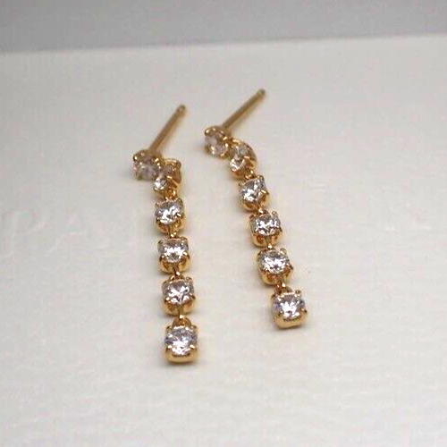 Authentic Pandora #263011C01 Sparkling Stones Drop Earrings Shine ...
