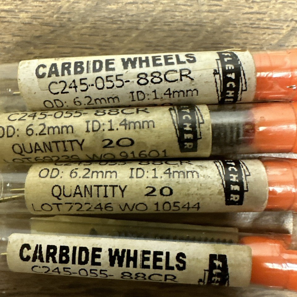Fletcher,C245-055-88CR,Carbide Wheels 4 packs of 20 ea. | eBay