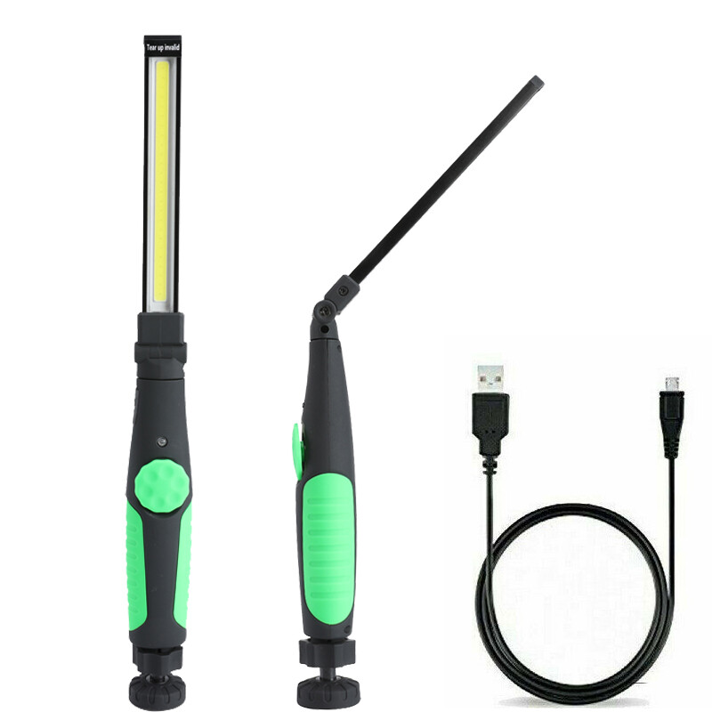 USB Rechargeable Magnetic Slim Bar Folding LED Work/Shop/Auto Light ...