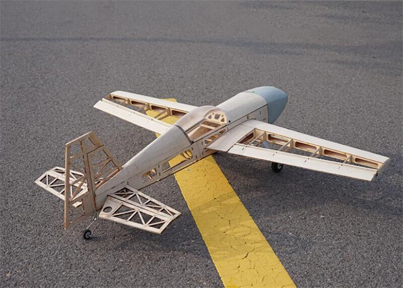 RC EXTRA330 Fixed Wing Model Balsa Wood Kit Skin Hardware Airplane DIY ...