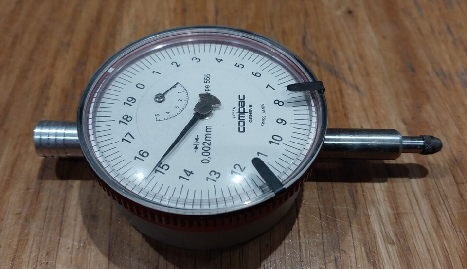Compac Geneve Type 555 Precision Dial Indicator 0.002mm | eBay