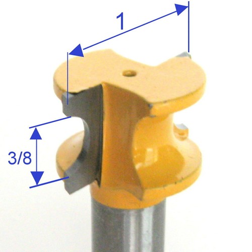 1-pc 1/2" Shanks 3/16" Radius Half Round Bullnose Router Bit sct-888 | eBay