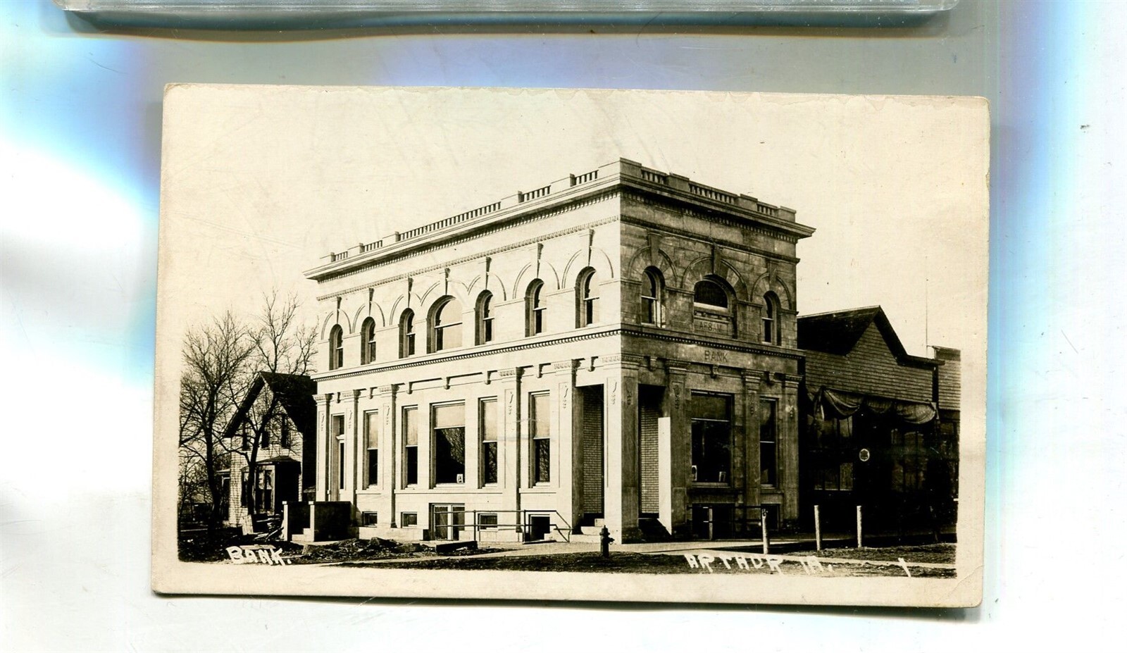 ARTHUR IOWA BANK REAL PHOTO POSTCARD 573S | eBay
