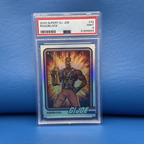 Very Rare PSA 9 POP 1 GI JOE 2023 SDCC Super 7 MINT CHROME FOIL ...