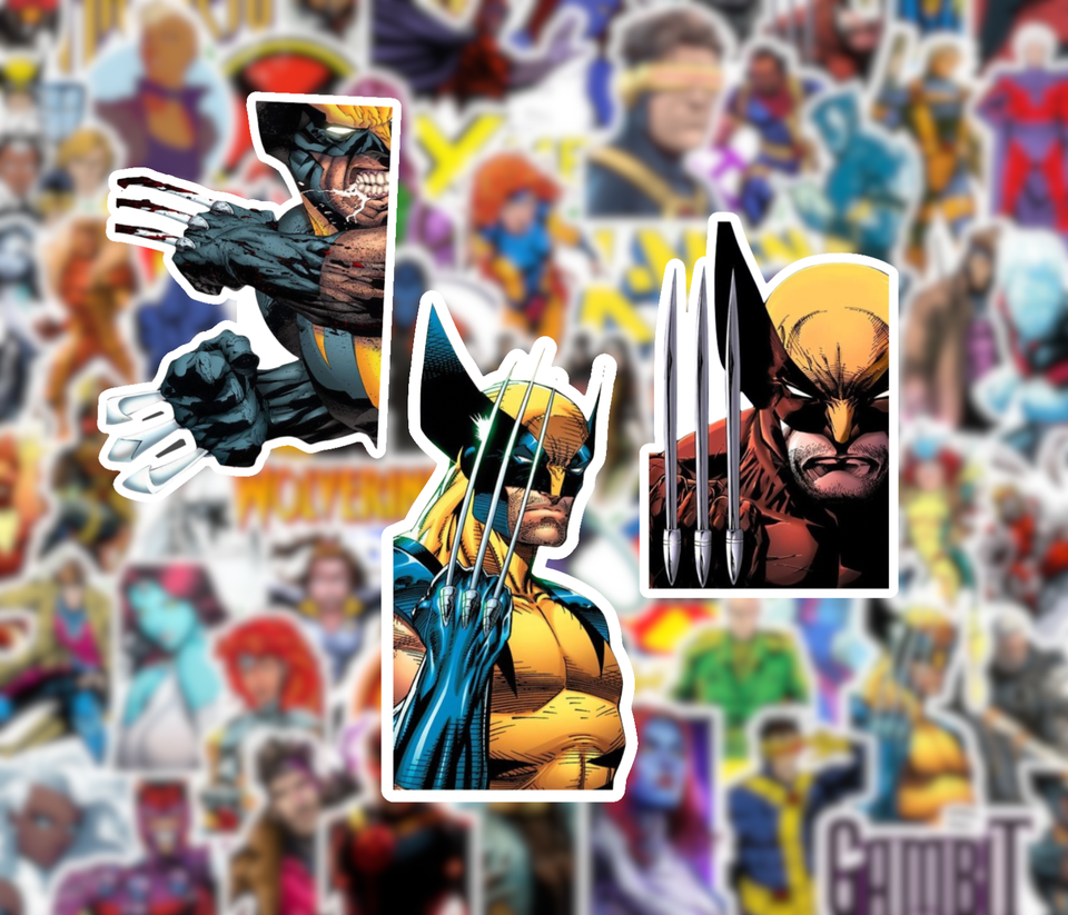 25/50 X-Men Sticker Pack - Waterproof Vinyl - Wolverine Magneto Xmen 97 ...