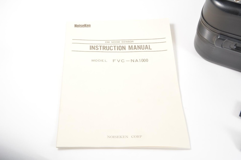 NoiseKen FVC-NA1000 EMI Noise Sensor 30 to 1000 MHz - Must See! - FVC ...