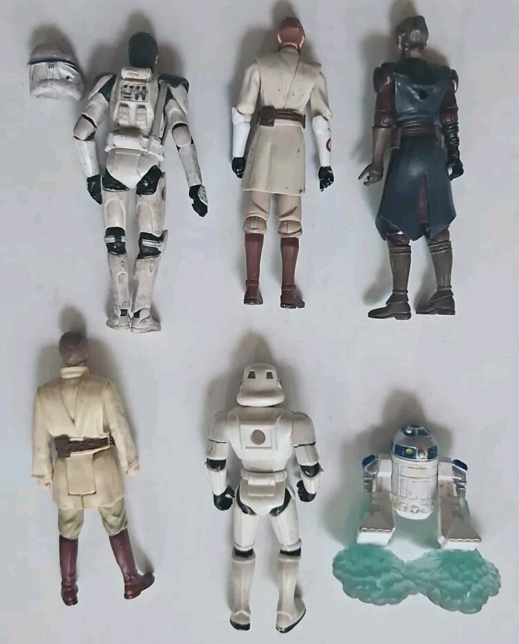 STAR WARS CLONE COMMANDER NEYO SAGA OBI-WAN ANAKIN STORMTROOPER R2D2 ...