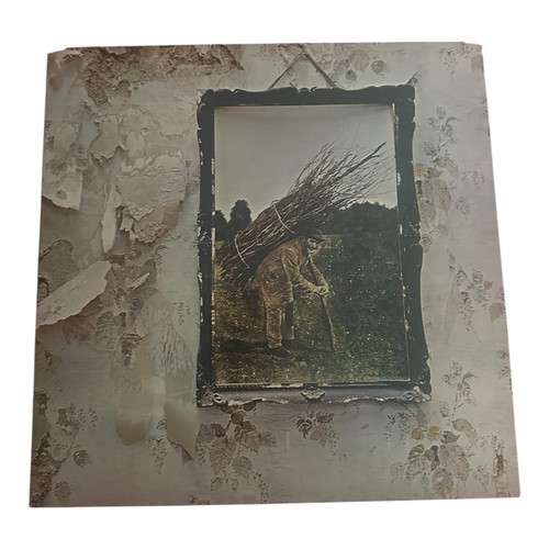 Led Zeppelin IV LP SD 7208 Cover And Inner Sleeve Only G Atlantic Rock ...